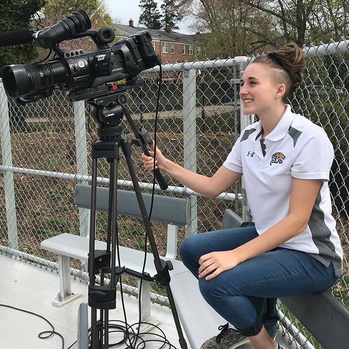 Behind the camera, ahead of the game | Towson University