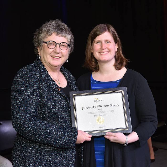 TU librarian earns distinguished librarian honor | Towson University